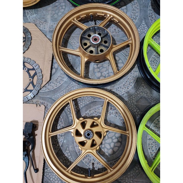 Jual velg velk kawasaki ninja 250 r karbu 4tak 250cc ninbu emas gold ...
