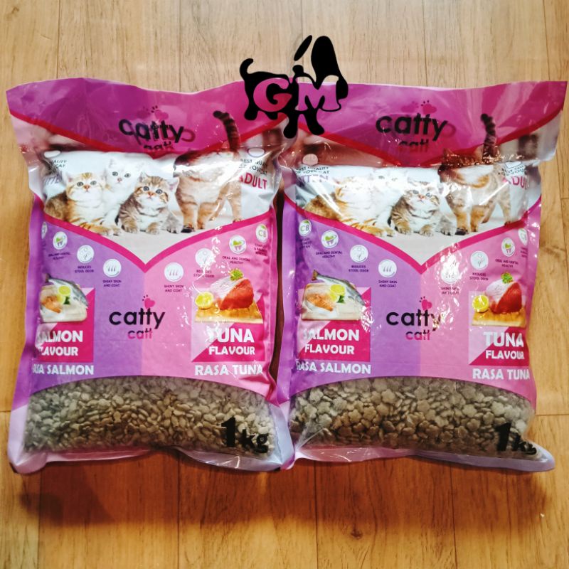 Jual Makanan Kucing Kering Catty Cat Adult Kitten 1kg Dryfood | Shopee ...