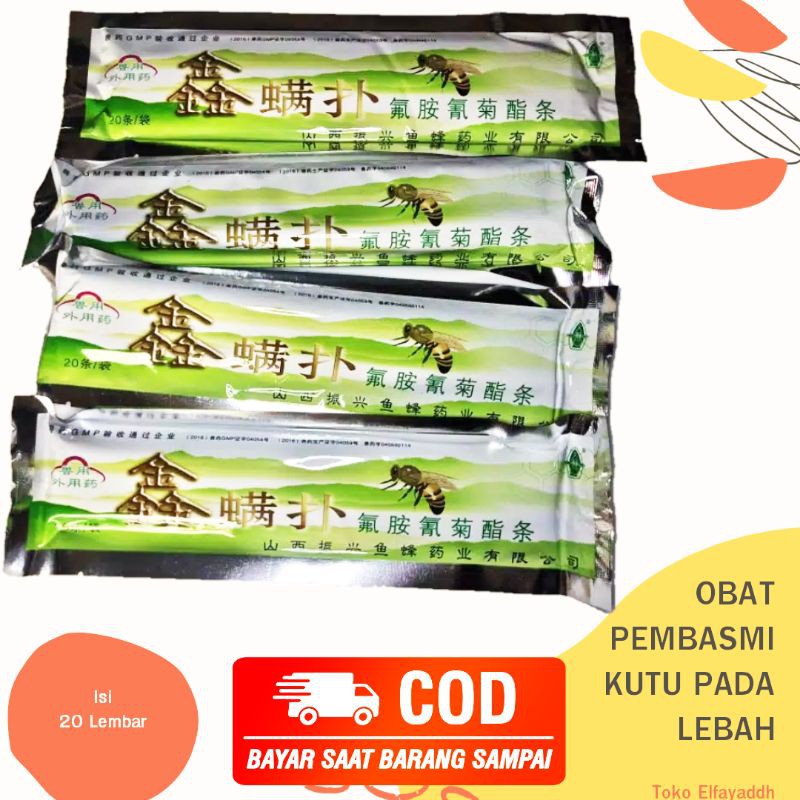 Jual Obat Kutu Lebah Model Strip (Ampuh Mengatasi Hama Kutu) | Shopee ...