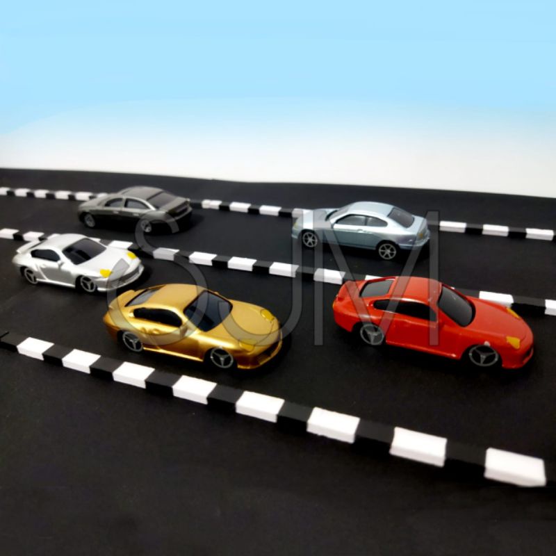 Jual Maket Diaroma Motif Aspal Jalan raya/ kertas amplas jalan motif ...