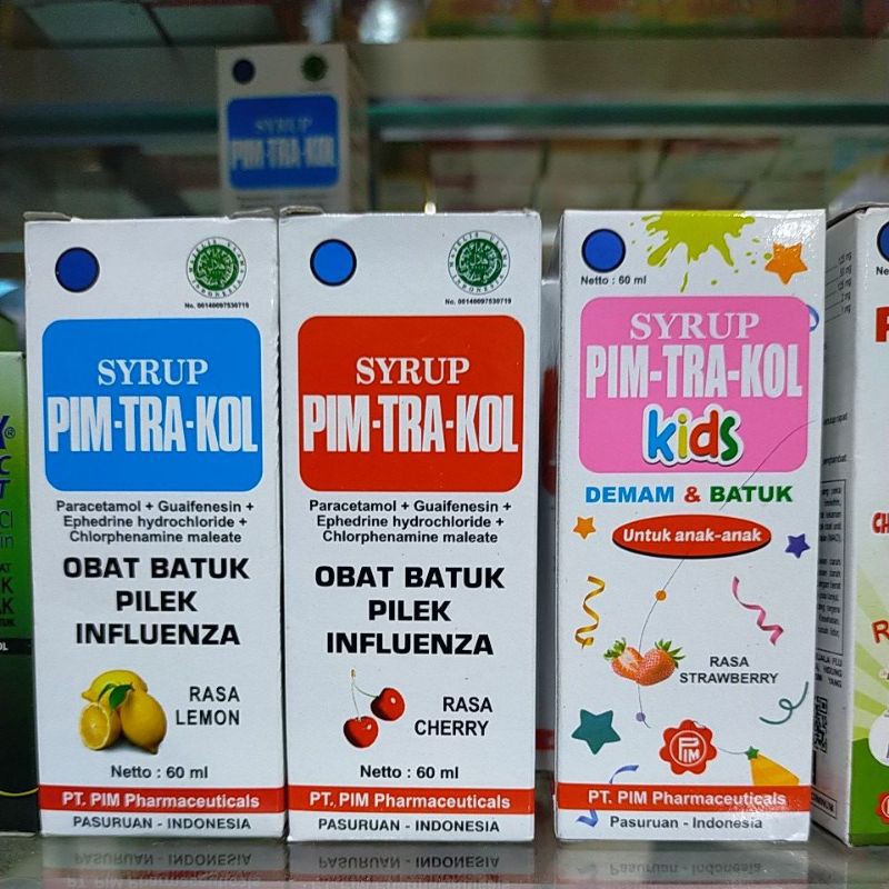 Jual Pimtrakol all merk obat batuk,panas,pilek anak | Shopee Indonesia
