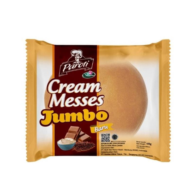 Jual Paroti Roti Cream Messes Jumbo 60 g | Shopee Indonesia