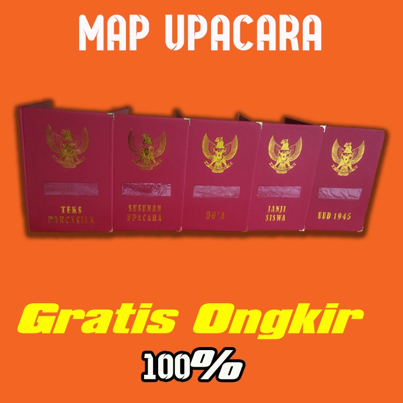 Jual Paket Map Teks Upacara Bendera Satuan Dan 1 Set (Isi 5 Map ...