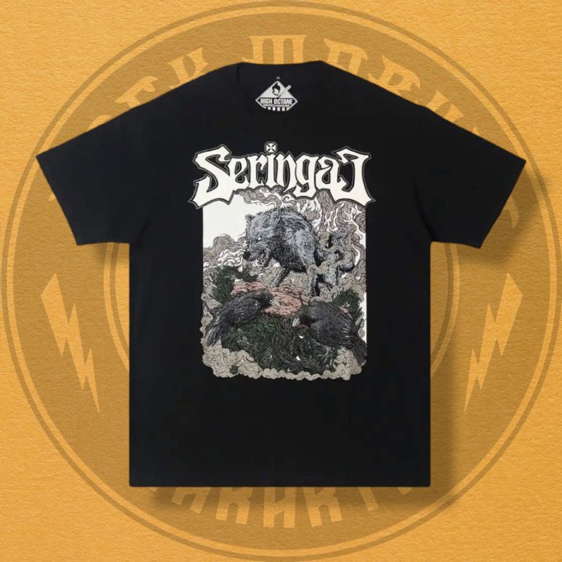 Jual Seringai Wolf Crows Official High Octane Merch not lawless ...
