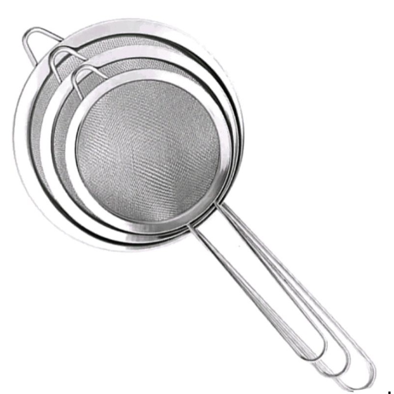 Jual Saringan stainless 1 set isi 3 pcs (Besar , sedang , kecil ...