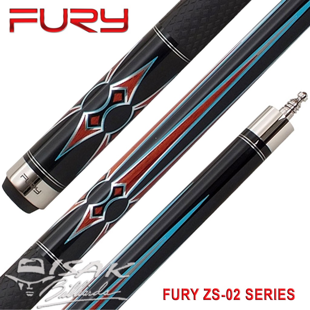Jual Fury ZS-02 Overlay Series - Billiard Pool Cue Stick - Stik Biliar ...