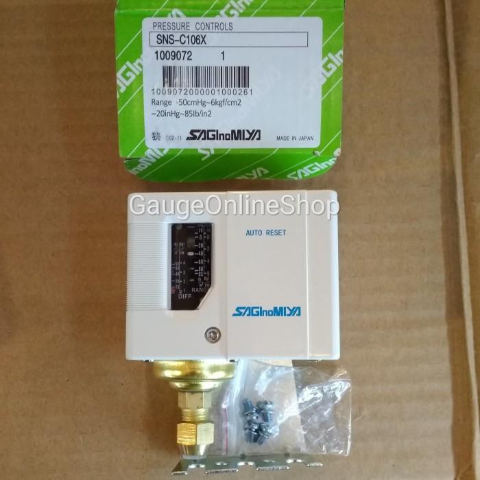 Jual Alat Ukur | Pressure Switch Sns-C106X -50 Cmhg + 6 Kgf/Cm2 ...
