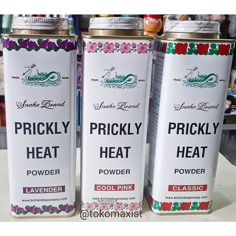 Jual Bedak Ular Prickly Heat 300gr / 150gr Classic / Lavender / Cool ...