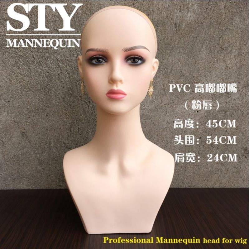 Jual READY STOCK display Manekin kepala wig beauty head manekin import ...