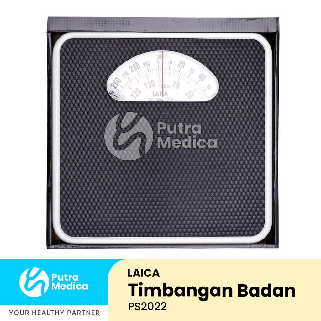 Jual Laica Timbangan Badan PS2022 [Black] / Timbangan Injak Analog ...