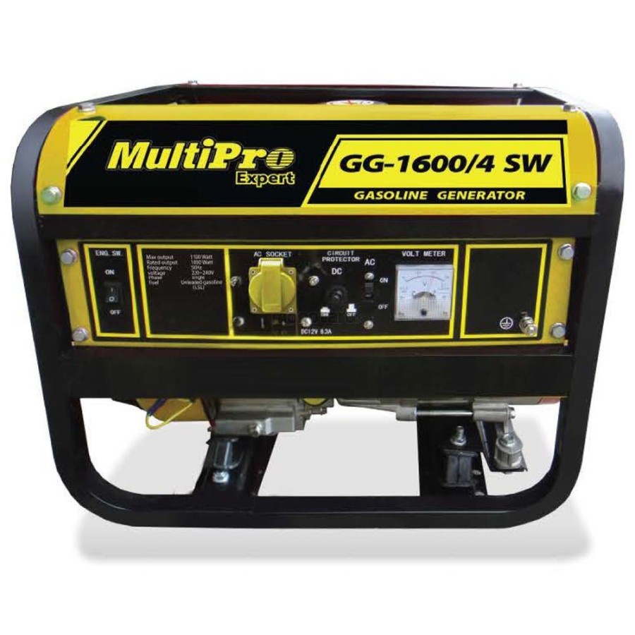Jual Genset Bensin / Generator Listrik 1000 Watt MultiPro Tipe GG-1600/4SW | Shopee Indonesia