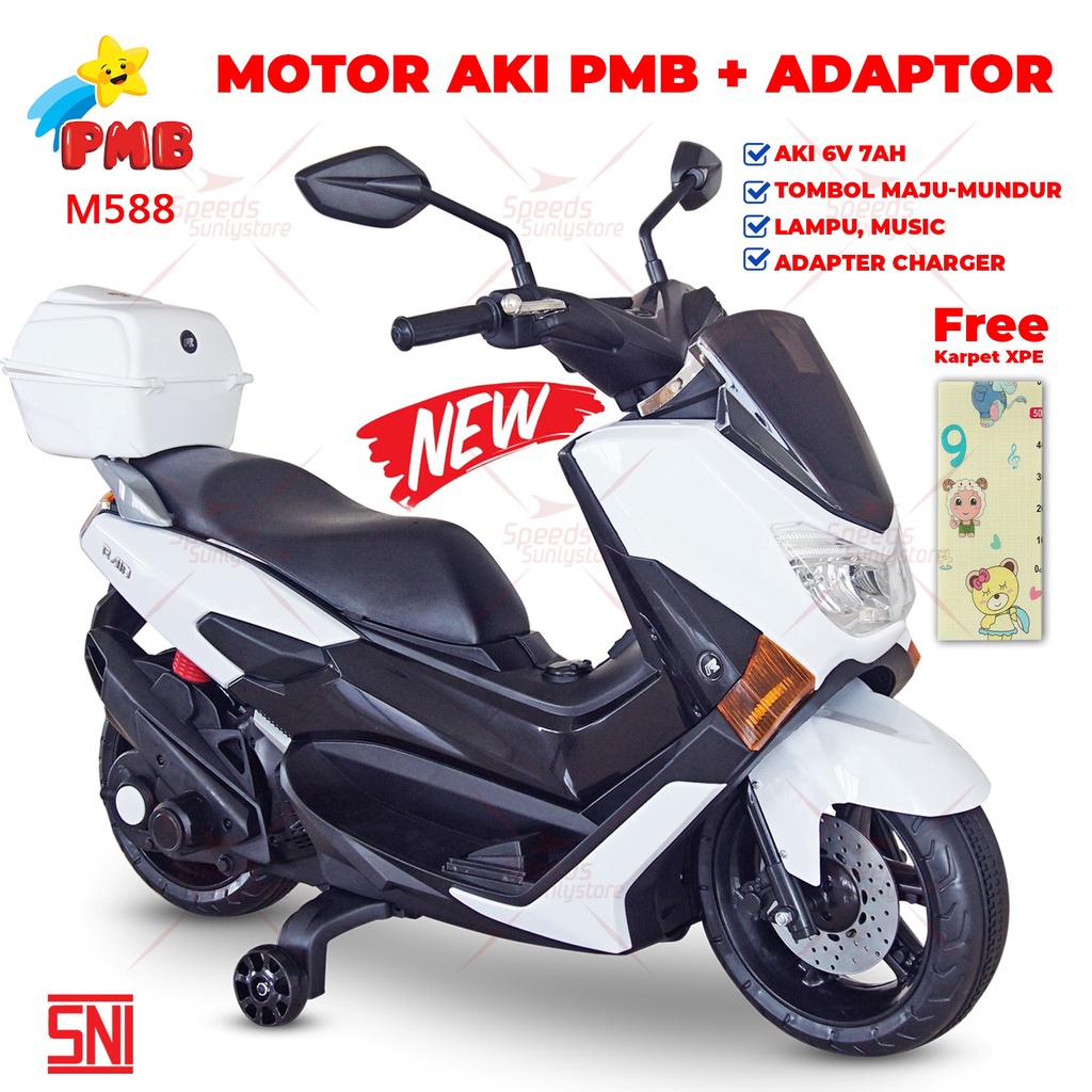 Jual Mainan Anak Motor Aki Mainan Motor Motoran Sepeda Motor Aki Anak ...