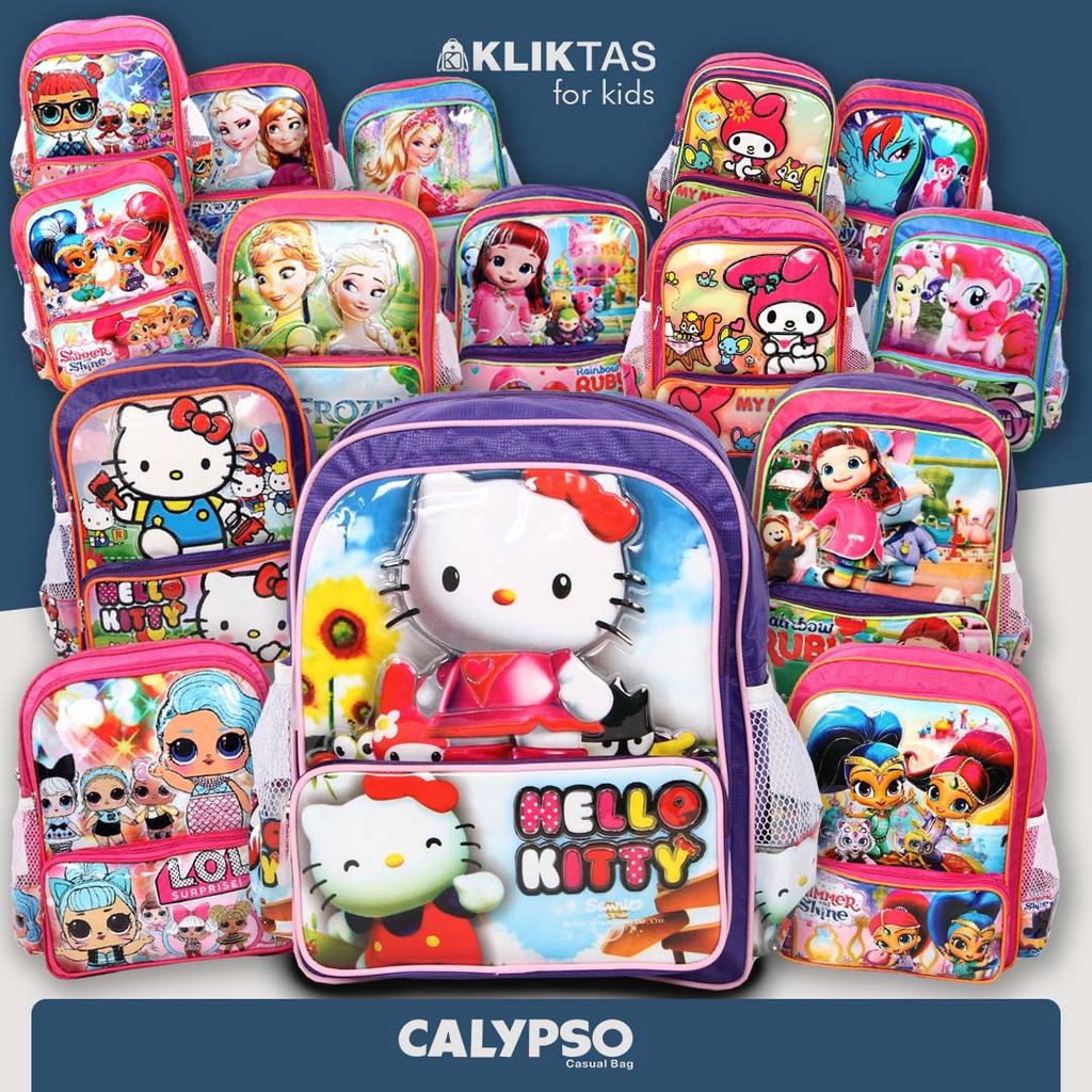 Jual [KLIKTAS] Tas Anak Perempuan TK Paud Gambar Kartun LOL Calypso ...