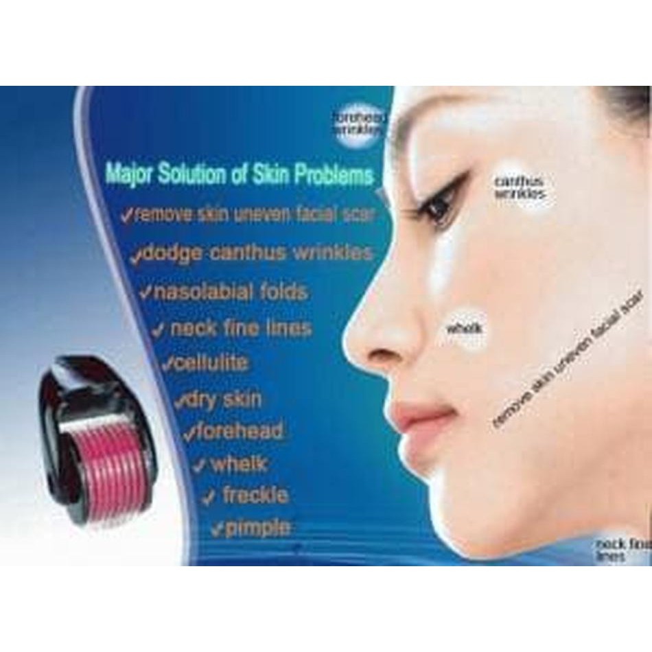 Jual Promo Derma roller Skin ( Micro-Needle Dermal-Roller Therapy ...