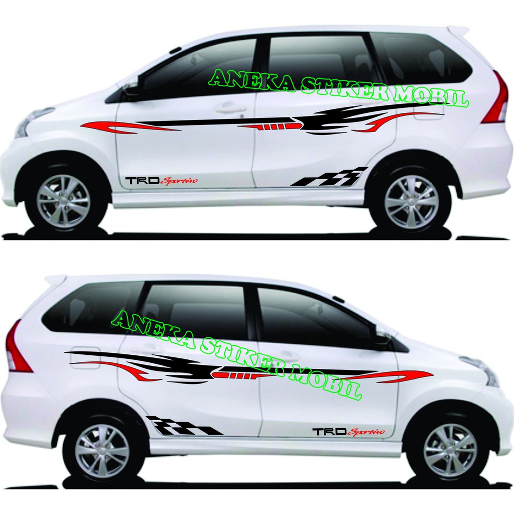 Jual Stiker Mobil Avanza Xenia Model Simple Tribal | Shopee Indonesia