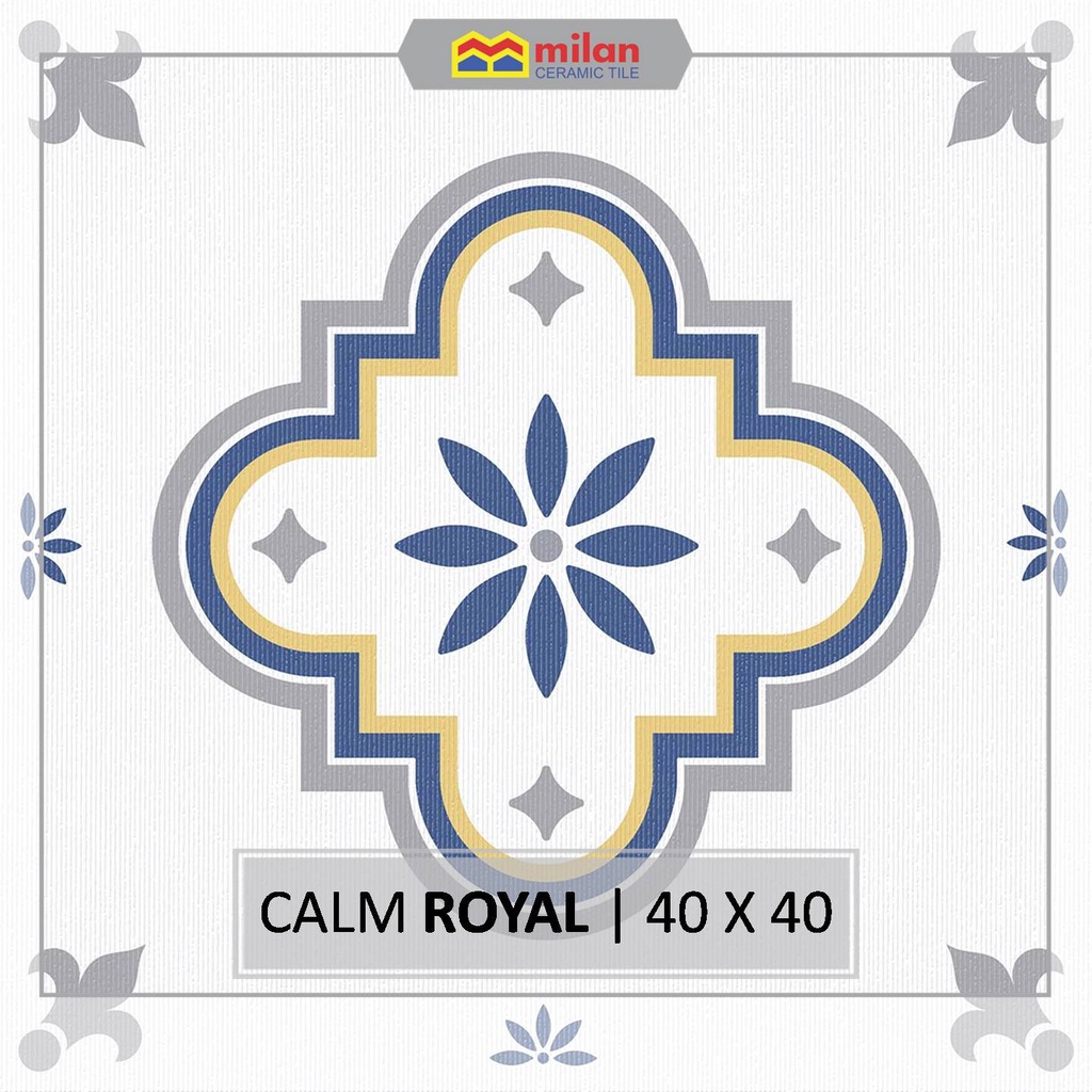 Jual Milan Tiles - MILAN Calm Royal 40x40 cm Keramik Motif Tegel ...
