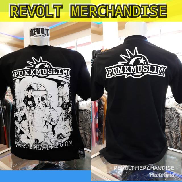 Jual T-shirt PUNK MUSLIM(religion) | Shopee Indonesia