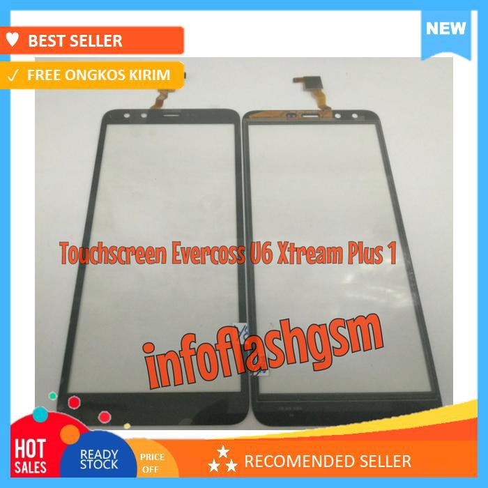Jual Touchscreen Evercoss Cross U6 Xtream Plus 1 Original | Shopee ...