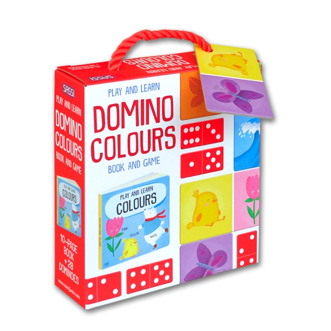 Jual Play and Learn DOMINO Colours (Domino Game + Board Book) | Shopee ...