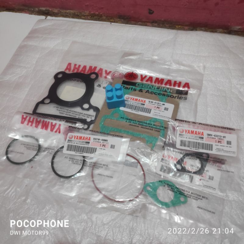 Jual GASKET PAKING TOPSET MIO SPORTY SMILE NOUVO LELE Z 7 PCS ORIGINAL | Shopee Indonesia