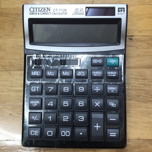 Jual KALKULATOR CITIZEN 12 DIGIT// CALCULATOR CITIZEN CT 712K | Shopee ...