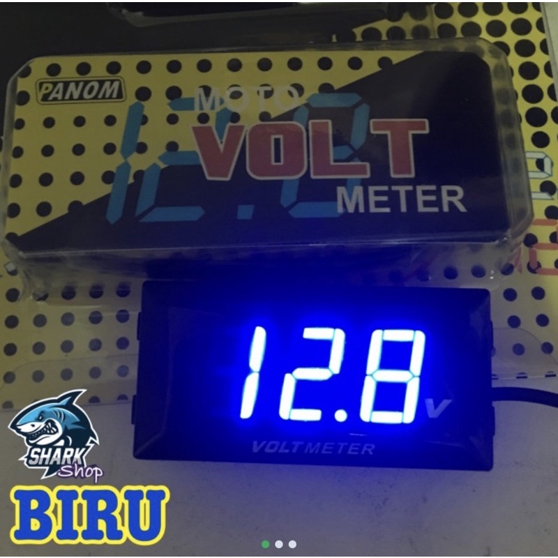 Jual voltmeter aki digital motor panom pengukur aki | Shopee Indonesia