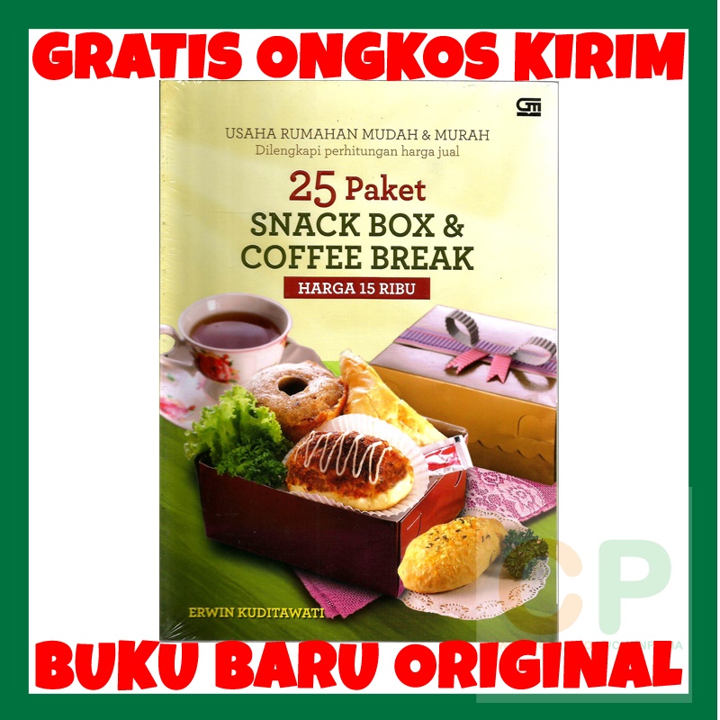 Jual BUKU 25 PAKET SNACK BOX & COFFEE BREAK HARGA 15 RIBU GRAMEDIA BARU ...