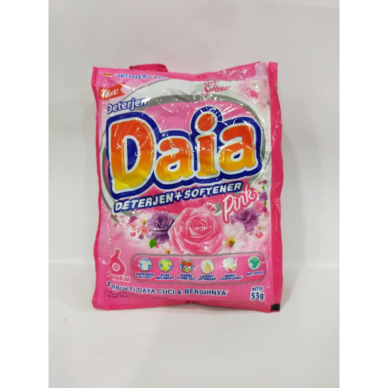 Jual Daia Detergent Bubuk Sachet / Rentengan (1 Renteng Isi 6 Sachet ...