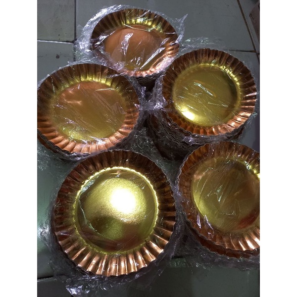 Jual Piring Kertas Silver/Piring Kertas gold/Piring Kue Ulang Tahun/Piring Kertas | Shopee Indonesia