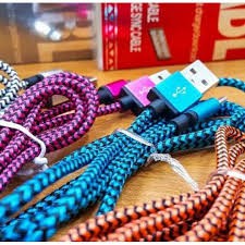 Jual KABEL TALI SEPATU MICRO USB CCV2 / KABEL ANDROID SETRIKA 1 METER ...