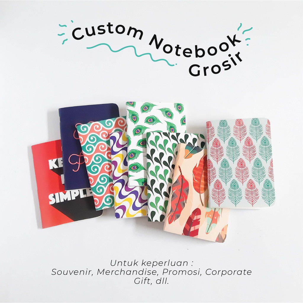 Jual CUSTOM NOTEBOOK GROSIR A6 ISI POLOS/ PRINT - souvenir, kado wisuda ...