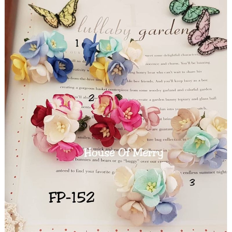 Jual Mulberry Paper Flower FP-152, jual per ikat (isi 5 kuntum ...