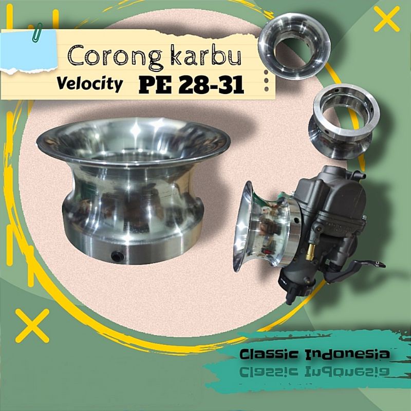 Jual velocity velotic air funnel corong karbu karburator Racing pwk pwl ...