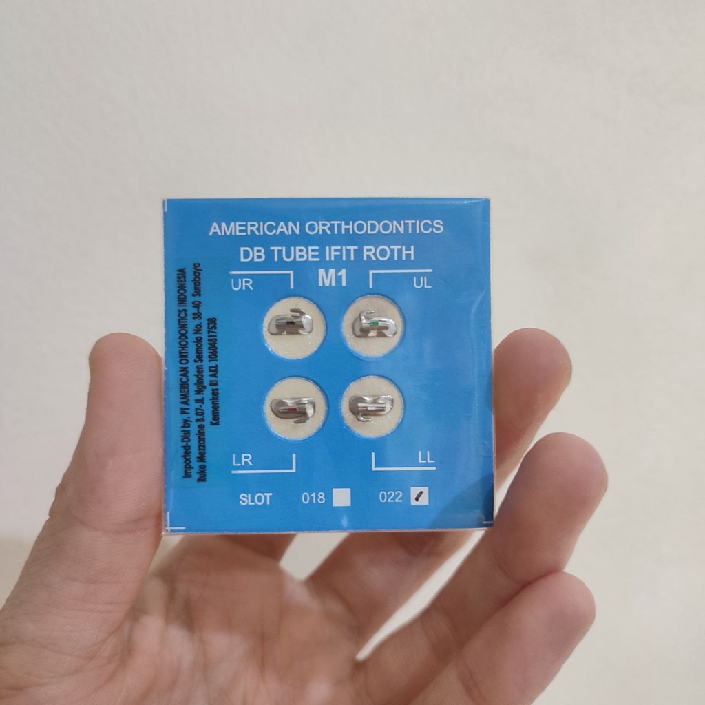 Jual Buccal tube molar 1 American Orthodontics AO dental gigi molar ...