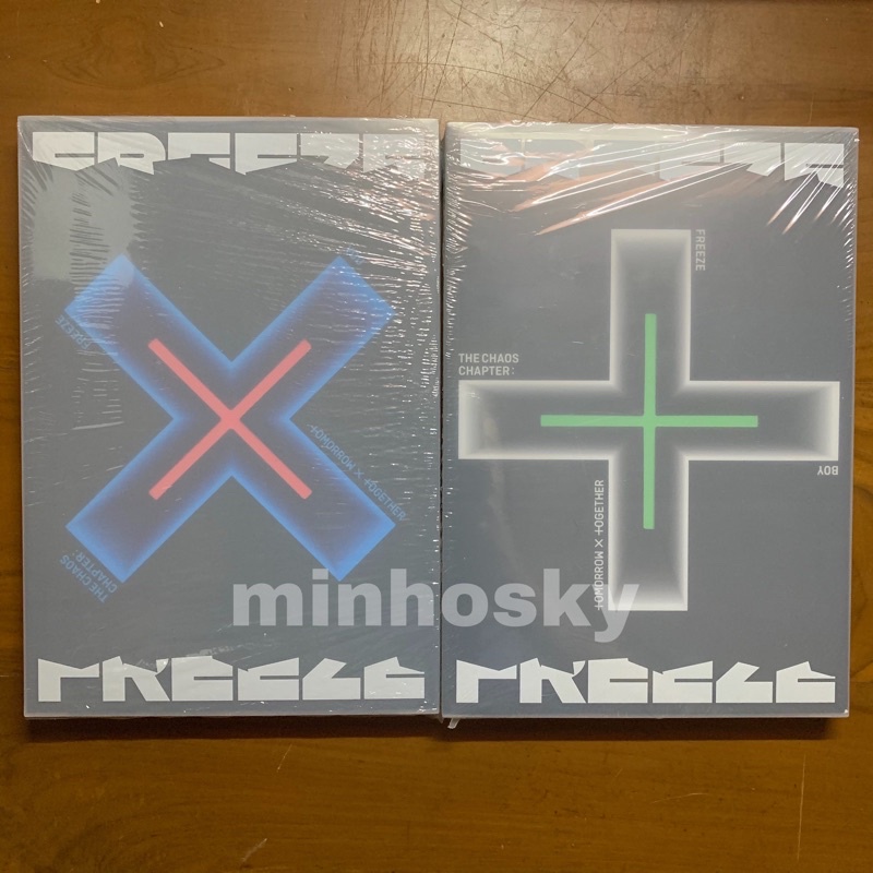 Jual [ALBUM ONLY + FOLDED POSTER] TXT - Chaos Chapter : Freeze | Shopee ...