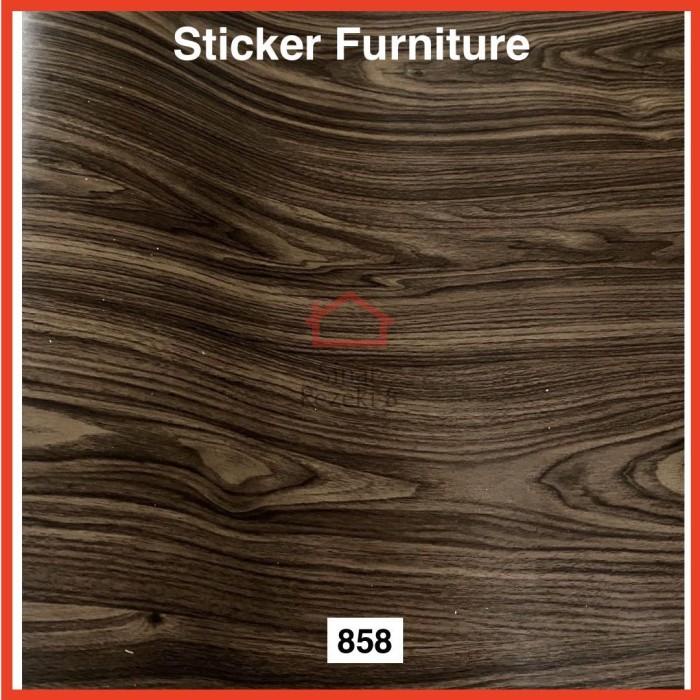 Jual Sticker Pelapis Furniture Cokelat PVC Meja Lemari Serat Urat Kayu ...