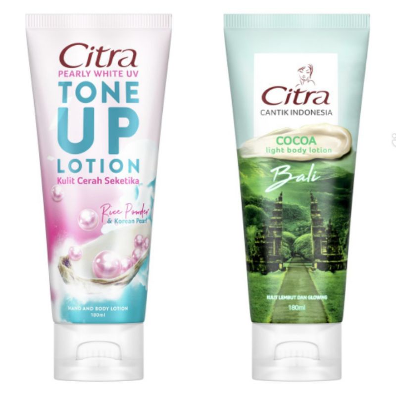 Jual Citra Light And Body Lotion Tone Up dan Cocoa Bali | Shopee Indonesia