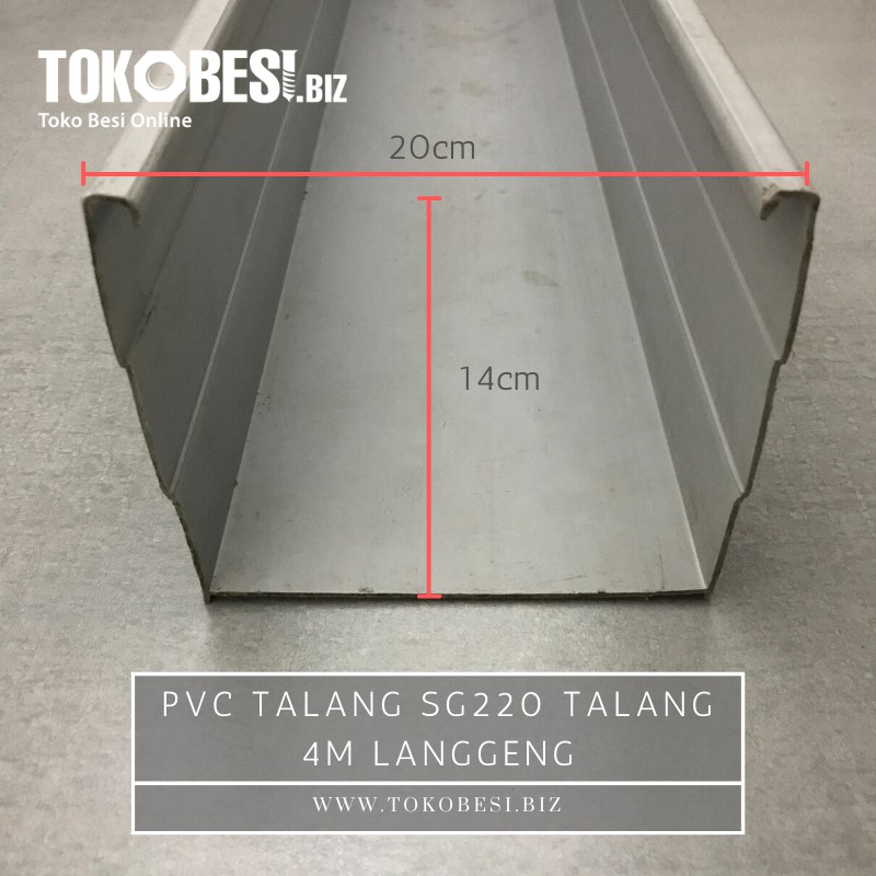 Jual PVC Talang SG220 talang 4m Langgeng | Shopee Indonesia