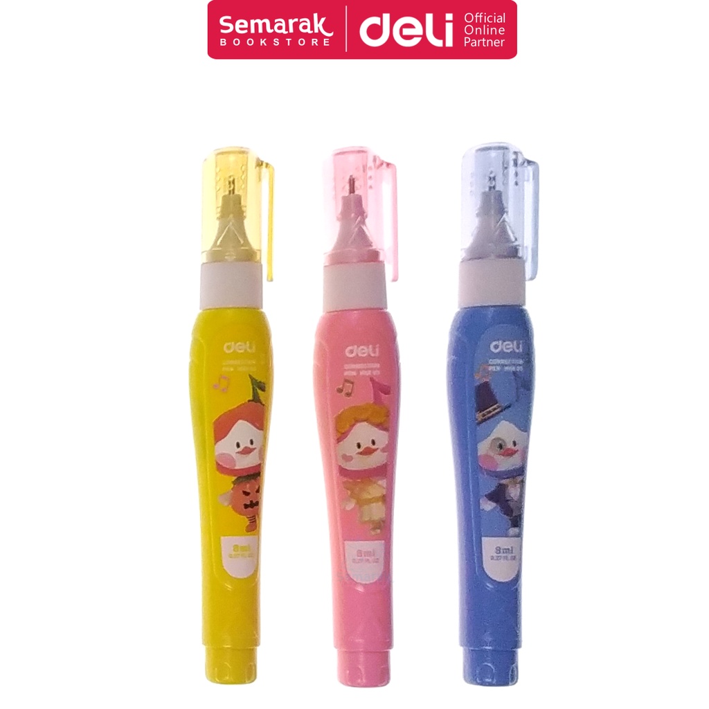 Jual Deli H10100 Correction Fluid Tipe X Cair Pulpen 8 ml | Shopee ...