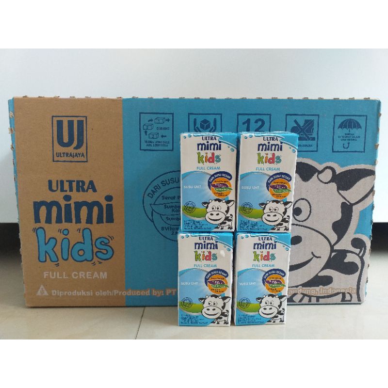 Jual Susu Ultra Mimi Full Cream 125 ML 1 Dus | Shopee Indonesia