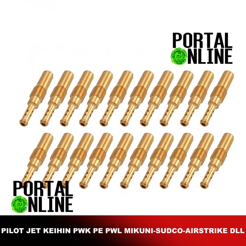 Jual PILOT JET KARBURATOR MOTOR KUNINGAN PE PWK MAINJET PJ MJ KOSO EVO PURE PILOTJET SPUYER ...