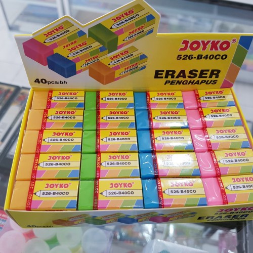 Jual LOLA PENGHAPUS PENSIL JOYKO ERASER PENGHAPUS PENSIL ER-110 WARNA WARNI KECIL MURAH ECER ...