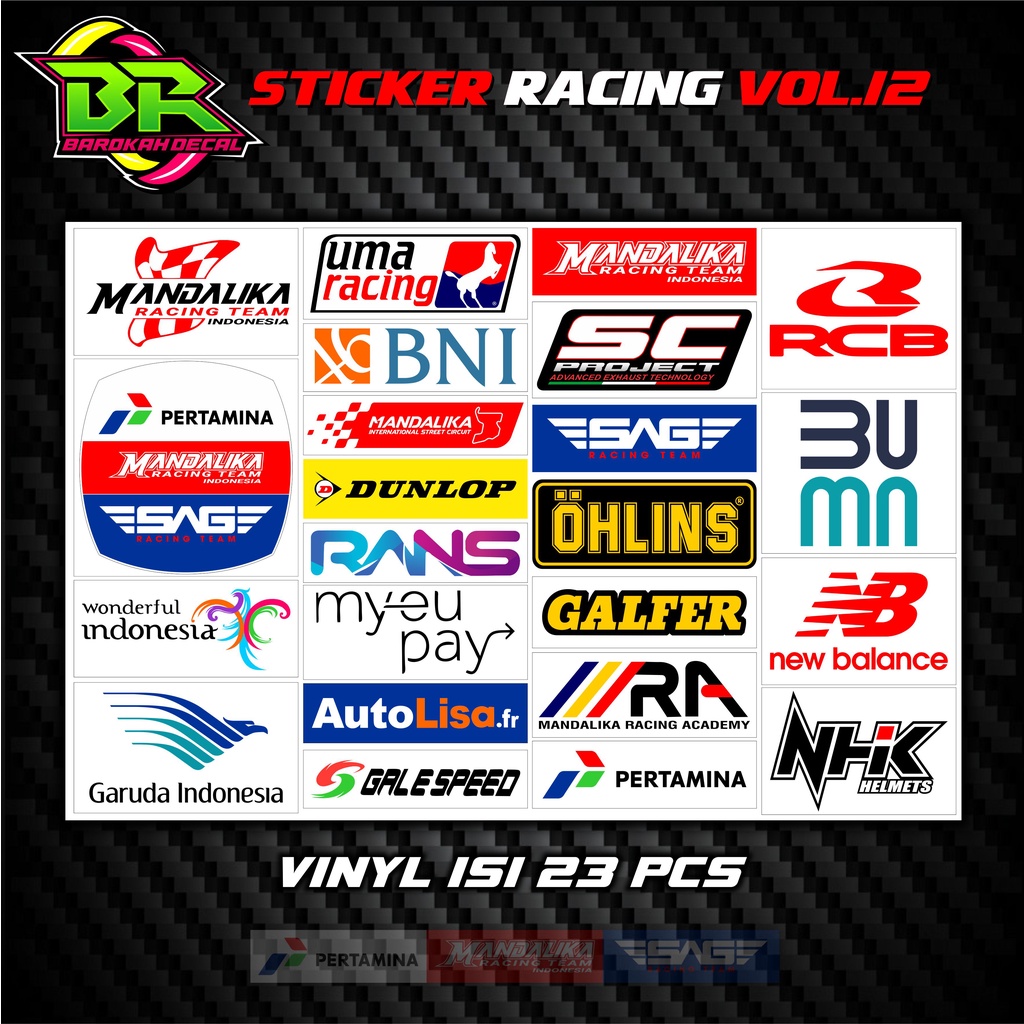Jual Sticker Pack Racing Stiker Motor harga perlembar | Shopee Indonesia
