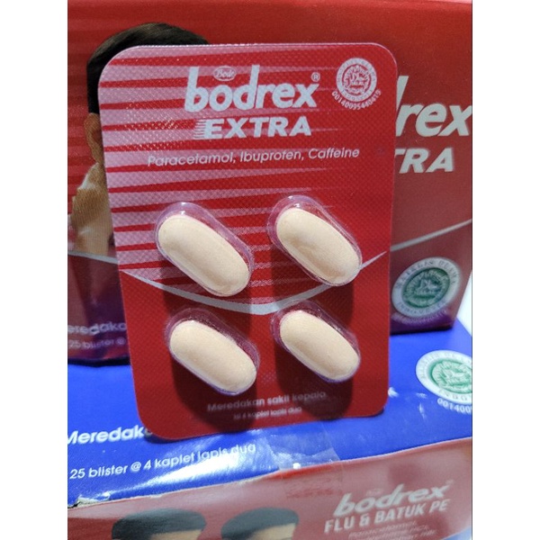 Jual Bodrex Extra 1blister isi 4tablet | Shopee Indonesia