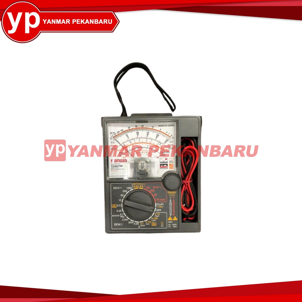 Jual MULTITESTER ANALOG / MULTITESTER AVOMETER YX360TRF SANWA | Shopee ...