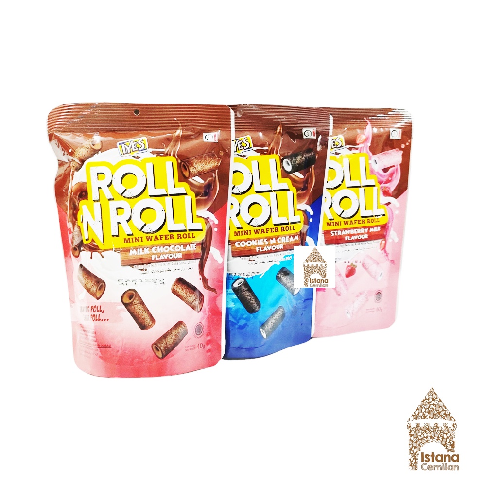 Jual IYES Roll n Roll Mini Wafer Roll 40 Gram | Shopee Indonesia