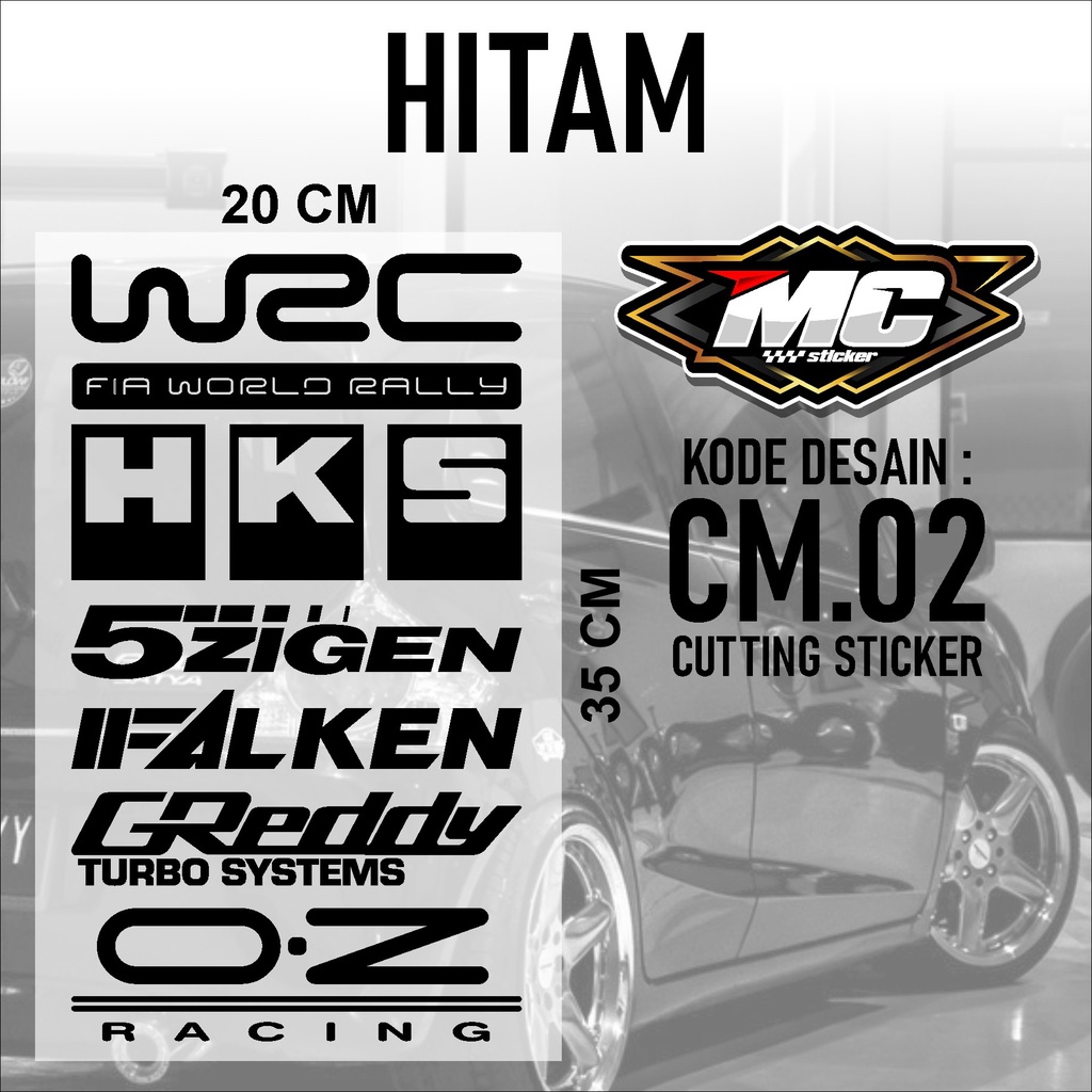 Jual MC Cutting Sticker CM 02 - Aksesoris Mobil Stiker Cutting Sticker ...