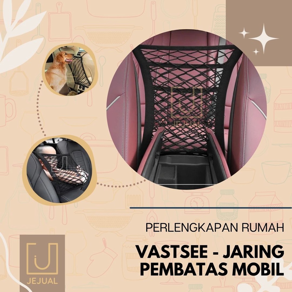 Jual Vastsee Pembatas YG05 /Mesh Fence Dog/Anjing/Mobil/Elastis/Pagar/Jaring 3 Layer | Shopee ...