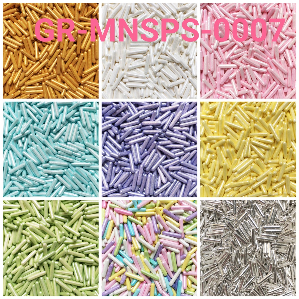 Jual GR-MNSPS-0007 Sprinkles springkel 10gr stik stick pink biru ungu ...