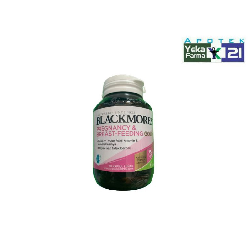 Jual Blackmores Pregnancy & Breastfeeding Gold 60' | Shopee Indonesia